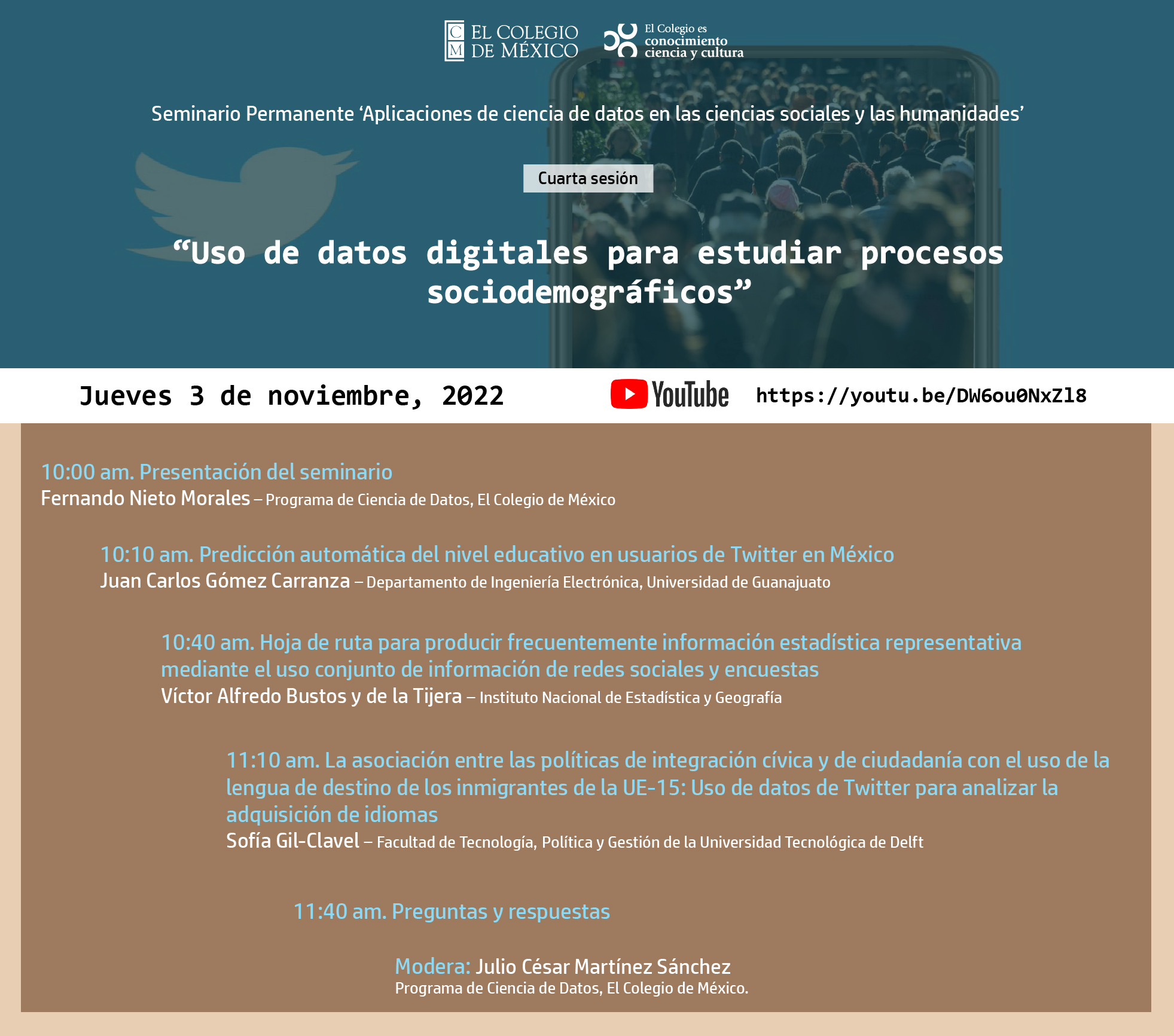 Agenda Colmex | El Colegio de México A.C.